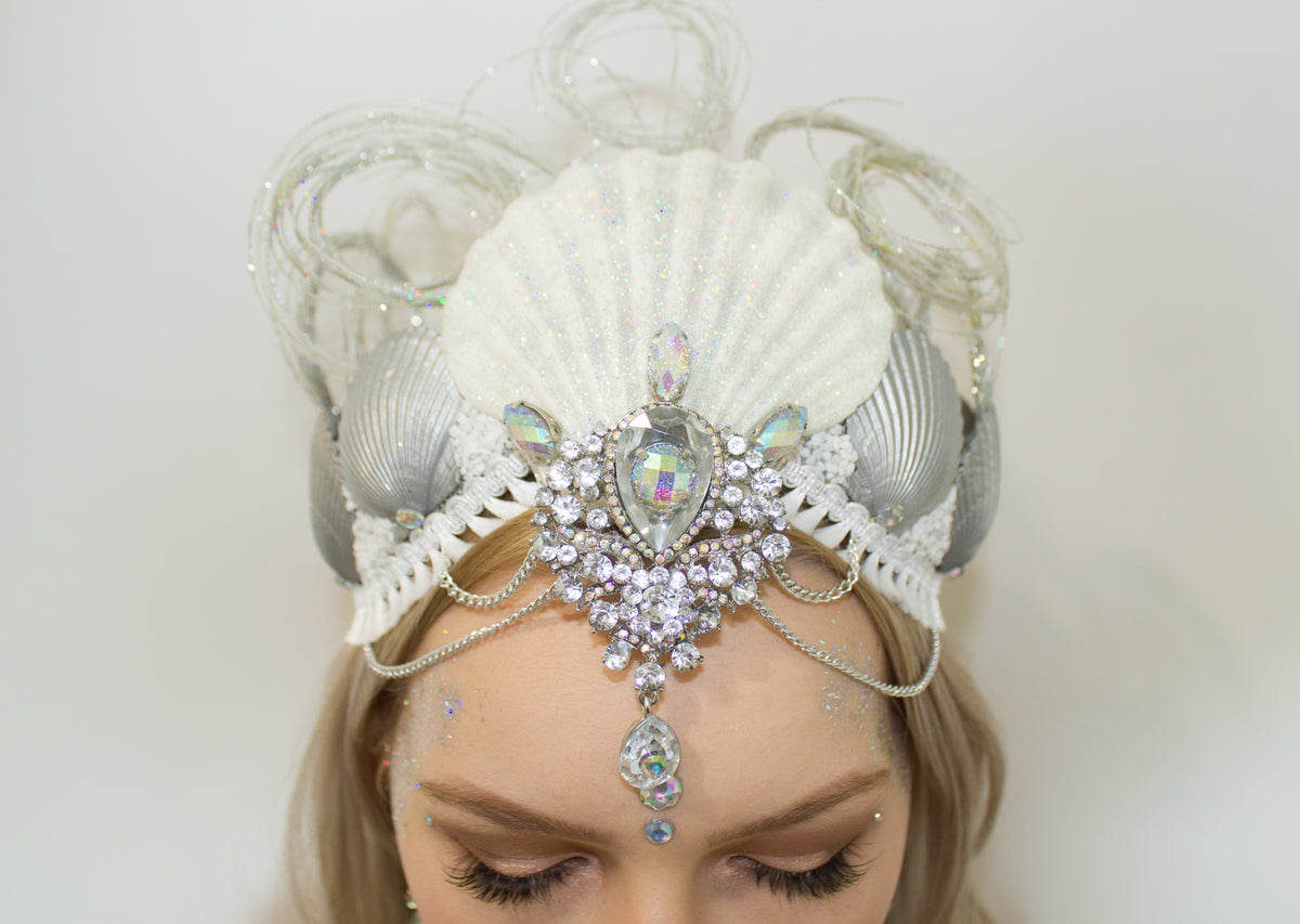 Athena Shell Crown – Fascinate Me Millinery